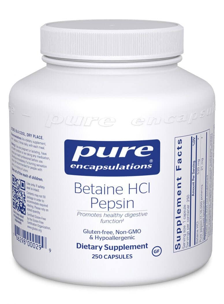 Betaine HCl Pepsin - Pure Prescriptions