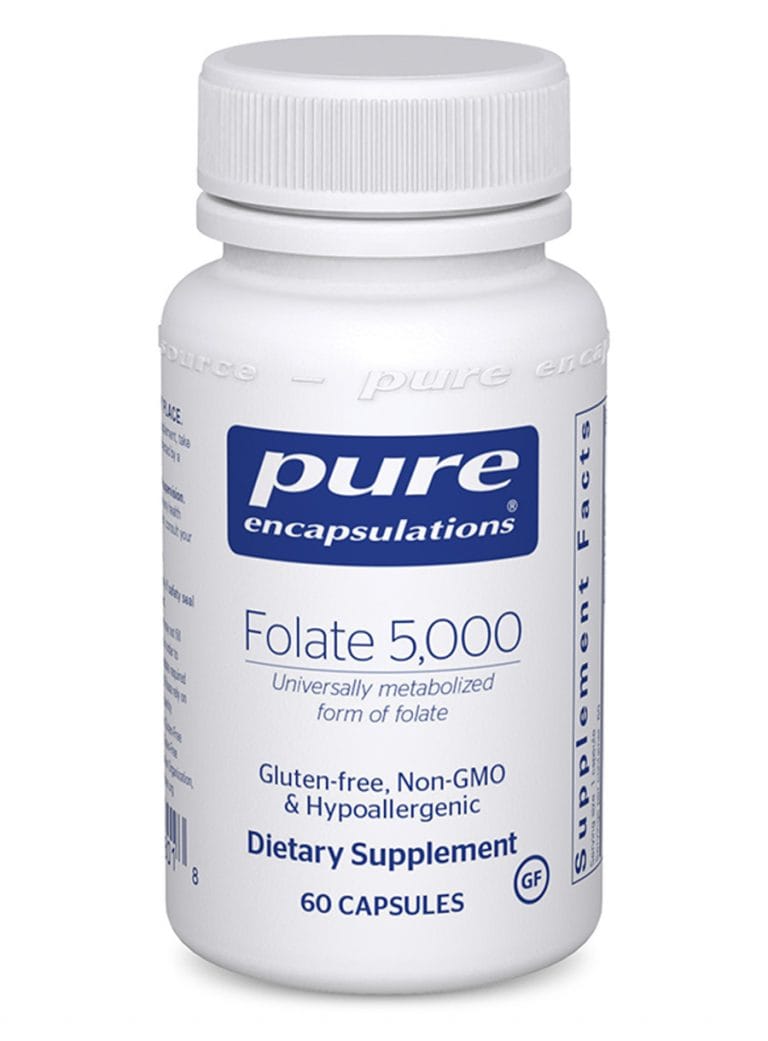 Folate 5,000 By Pure Encapsulations - Activated Folic Acid