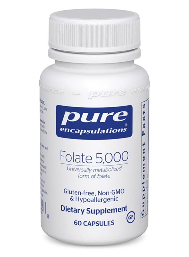 Folate 5,000 By Pure Encapsulations - Activated Folic Acid