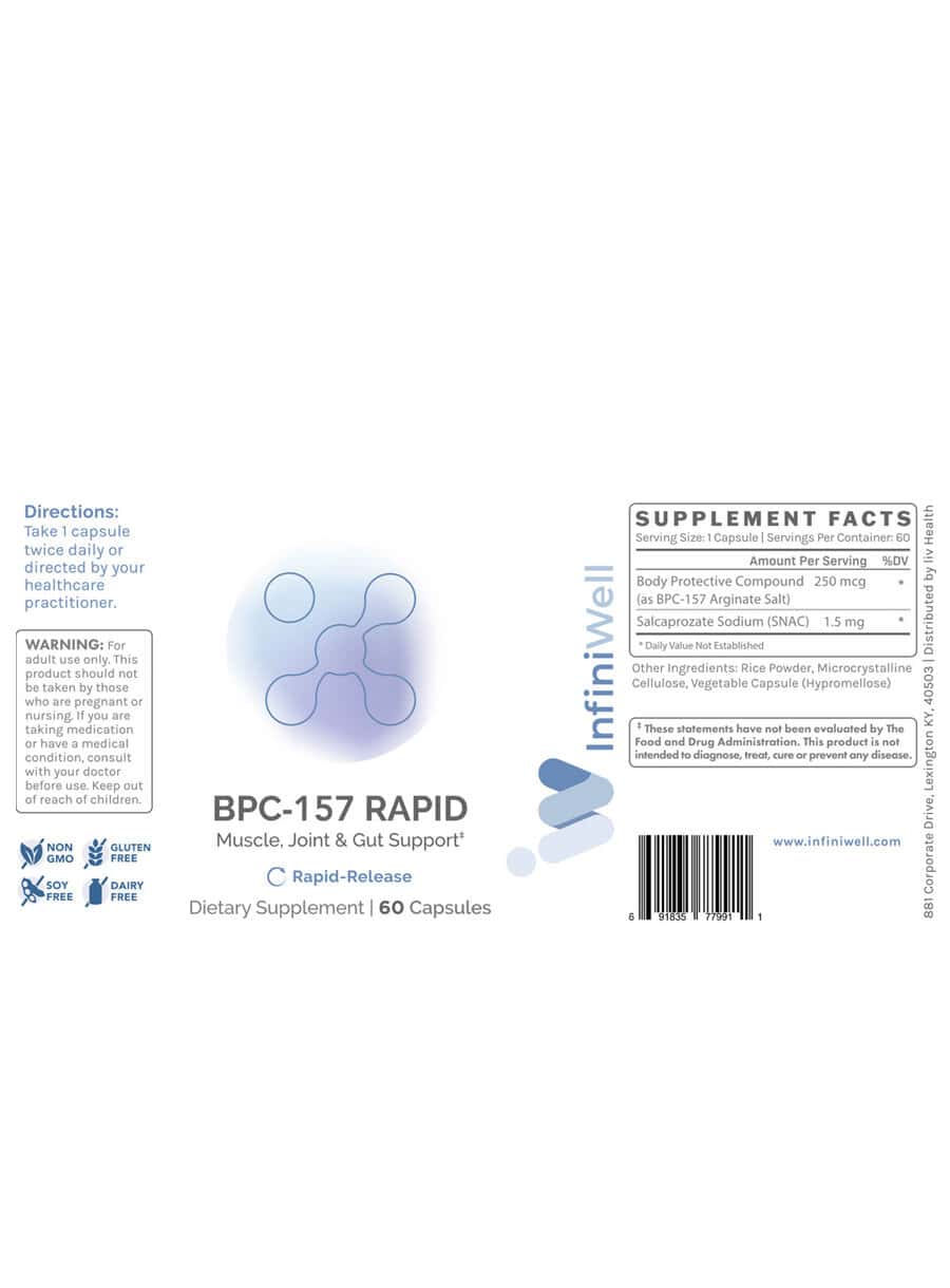 BPC-157 Rapid - 250mcg - Pure Prescriptions