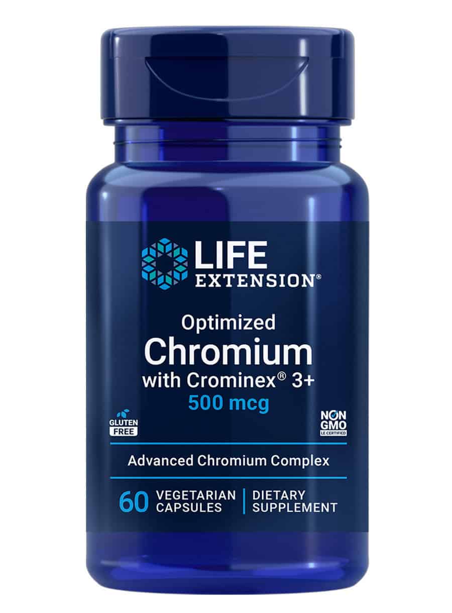 Optimized Chromium with Crominex 3+ 500mcg - Pure Prescriptions