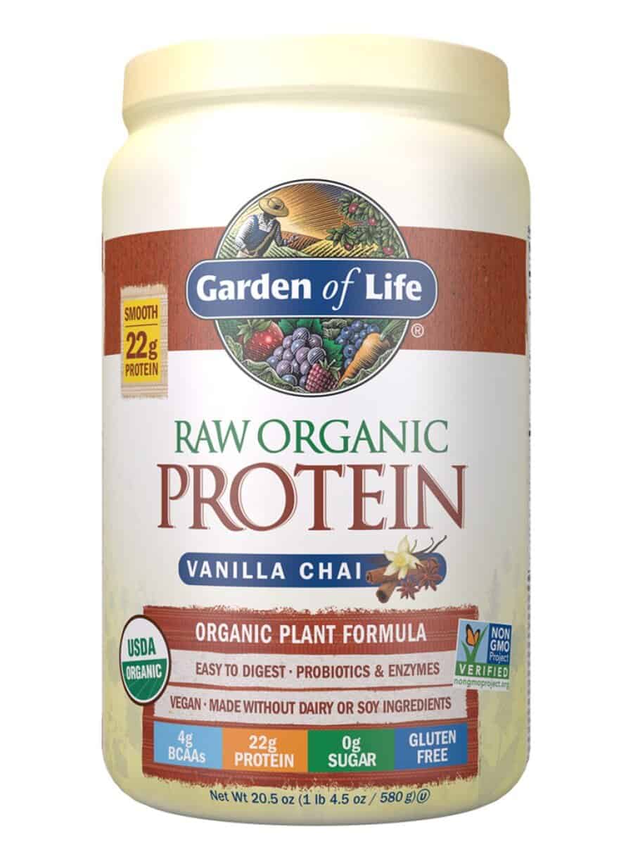 Raw Organic Protein Powder Vanilla Spiced Chai - Pure Prescriptions