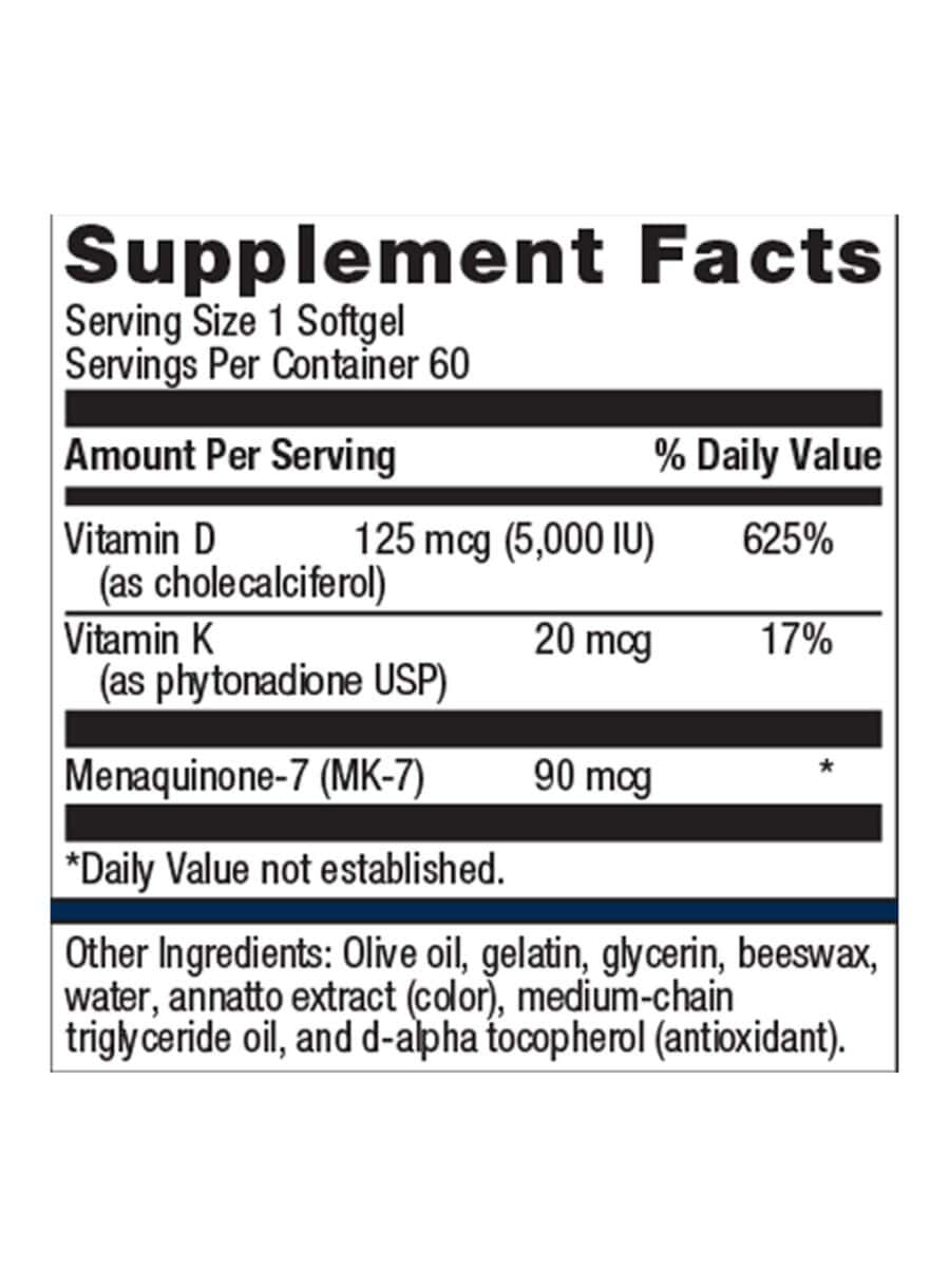 Vitamin D3 5000 + K - Pure Prescriptions